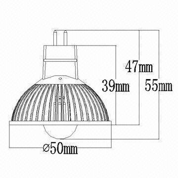 Buy Wholesale China Led Spotlight Bulb, 10w, Mr16, 50 X 47mm Small Size ...