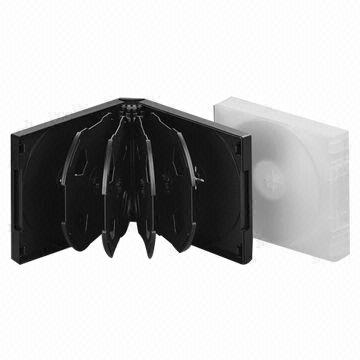 Buy Wholesale China Square 28mm Dvd Case For 10 Discs With Insert Black ...