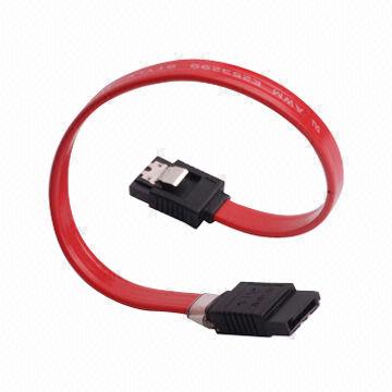 Taiwan SATA Cable Assembly with 90 and 180° SATA Connector on Global ...