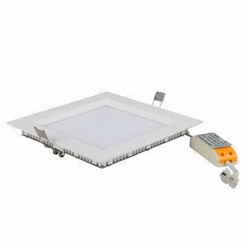 240 x 240 x 18mm SMD2835 LED Aluminum Super Slim Square Recessed LED ...