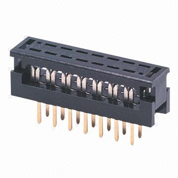 China 2.54mm Pitch IDC Connectors, Housing/Wafer/Terminal, Molex/JAE/JST/JAE, 02 to 24 Pins on ...