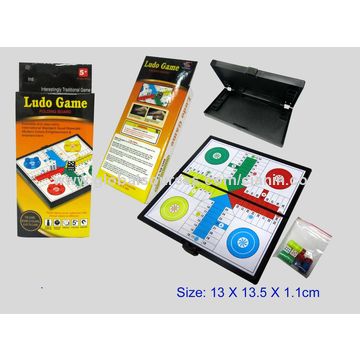 China Folding magnetic ludo game, suitable for travel and children ...