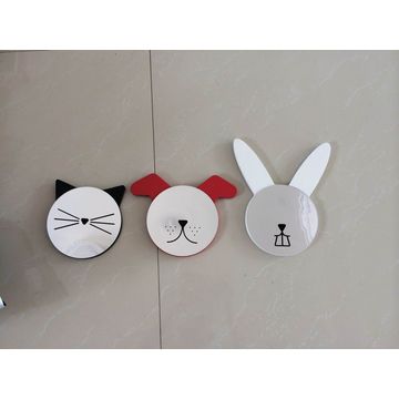 China Animal shaped mirrors, dog, cat, rabbit shapes available, ideal ...