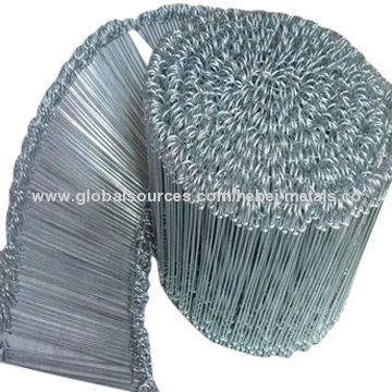 Double loop wire ties, made of galvanized steel wire/black annealed ...