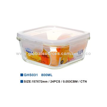 Buy Wholesale China Clear Borosilicate Heat-resistant Microwave Glass ...
