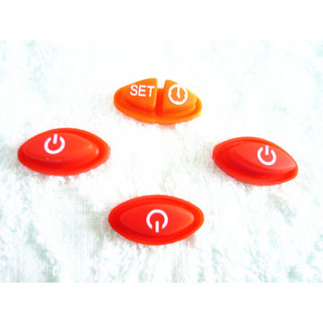 China Silicone rubber button, custom size and design, conductive carbon ...
