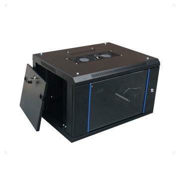 Buy Wholesale China 6u Wall Mount Network Rack With Fans & 6u Wall ...