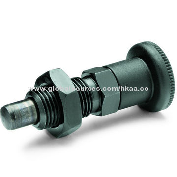 China Spring plunger, stainless steel, with knurling head, CNC ...