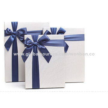 China 3-piece rigid boxes with 1 to 4C printing, ideal for various ...