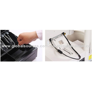 China High Speed Cash Register POS terminal with barcode scanner ...