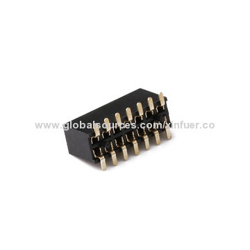 China1.27mm Female Headers, female header long pins, H=4.3mm with 1.0A ...