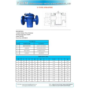 China U-type strainer on Global Sources,Strainer,U type strainer,Cast ...