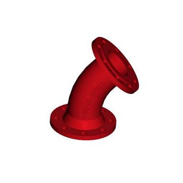 Buy Wholesale China 45° Double Flanged Bend & 45° Double Flanged Bend ...