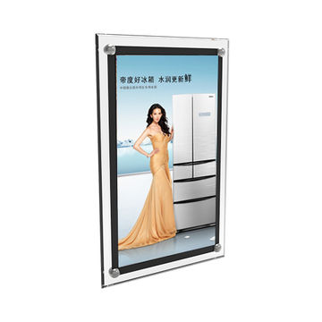 Buy Wholesale China Wall Mount Backlit Frameless Acrylic Crystal Light ...