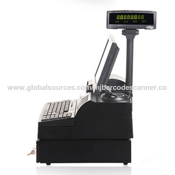 China High Speed Cash Register POS terminal with barcode scanner ...