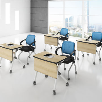 Buy Wholesale China Conference Table With Folding Desktop And Castor ...