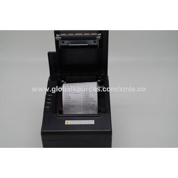 China POS thermal printer, 80mm, print text, QR code, image, bitmap on ...
