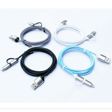 China USB to Micro & 8 Pin Cable on Global Sources,8 pin and micro ...