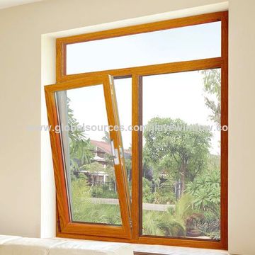 China Latest designs double panels swing outside casement window on ...