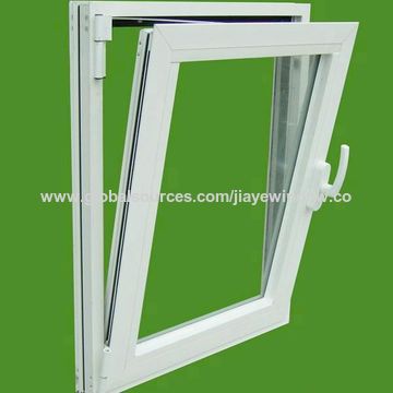 China Latest designs double panels swing outside casement window on ...