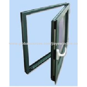 China Aluminium Vertical Casement Window Design Double Glazing Aluminum ...