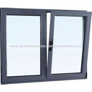 China Aluminium Vertical Casement Window Design Double Glazing Aluminum ...