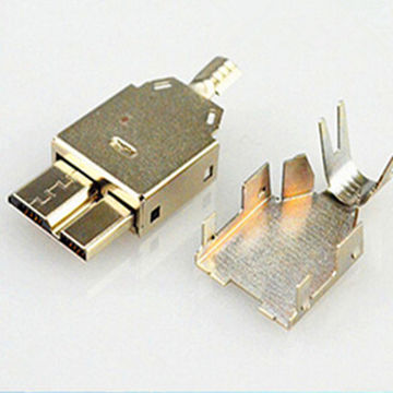 China USB 10-pin male connectors for soldering type, micro USB ...