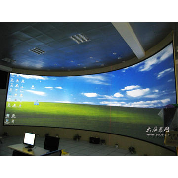 ChinaLarge 3D Curved Screen with White 3D Silver Screen on Global Sources