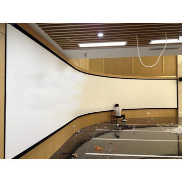 China Multichannel Simulator Curved Projection Screen, Custom Size on ...