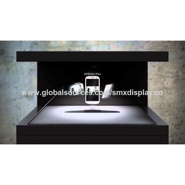 China Hologram Display Showcase with 3-sided Holographic Display ...