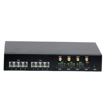 China Analogue 4 Channels GSM Gateway with 4 GSM or 4 PSTN on Global ...