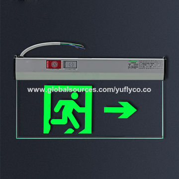 China Emergency exit light,IP65 20pcs SMD 2835 LED fire safety exit ...