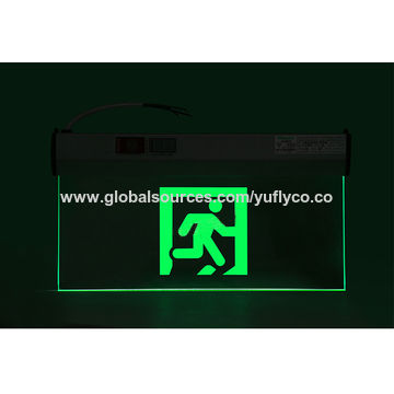 China Emergency exit light,IP65 20pcs SMD 2835 LED fire safety exit ...