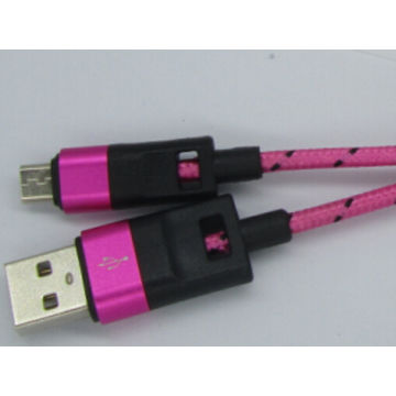 China USB CHARGER CABLE, USB A MALE TO MICRO USB WITH BRAID CABLE ...
