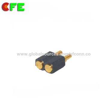 China 2-pin spring loaded contacts with 2.54mm pitch on Global Sources ...