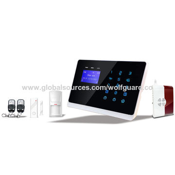 China GSM & PSTN double network Alarm System with Touch Screen and ...