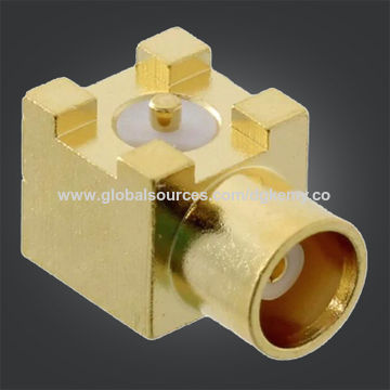 China MCX Right Angle SMD PCB Connector, MCX R/A Female Jack for SMD ...