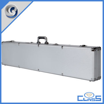 China Long aluminum gun case for rifle custom/egg sponge/safety digital ...