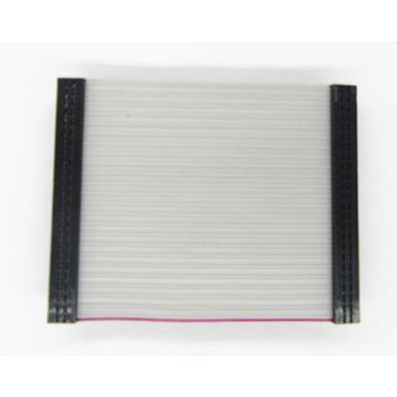 China Flat cable with 2.54mm single row IDC 24P L=3inch 26AWG on Global ...