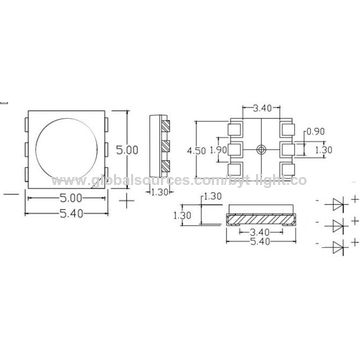 China 5050 High Power Infrared LED/970nm 980nm 1050nm 1100nm 1200nm SMD ...