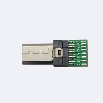 China Micro 15pin connector, soldering type with PCB for 15pin cables ...