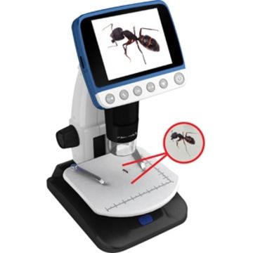 Taiwan LCD Desktop Digital Microscope, 3.5" TFT LCD, 4:3 Ratio, 400x ...