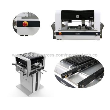 ChinaNeoDen4 Small Benchtop SMT Machine with 4-head Vision System Chip ...