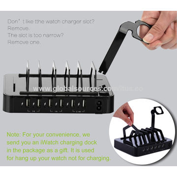 China 6 Ports Universal Cell Phone Docking Station for Apple Watch ...