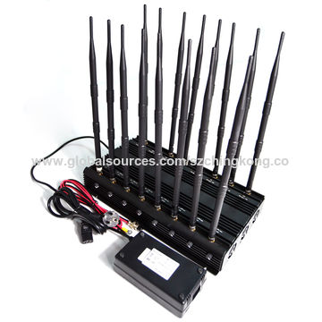 China 16 Antennas Signal Jammer with Infrared Remote Control On/Off ...