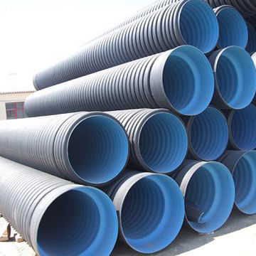China HDPE double-walled corrugated pipes for drainage on Global ...