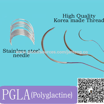 ChinaSynthetic Absorbable Surgical Suture Polyglactin 910 PGLA on ...