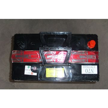 China B-N70 12V/70Ah Dry Charged Lead-acid Car Battery on Global ...