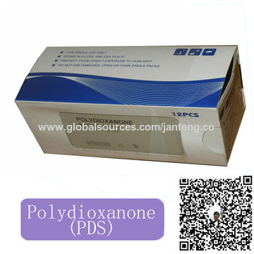 China Synthetic Absorbable Surgical Suture Polydioxanone, PDO, PDS on ...