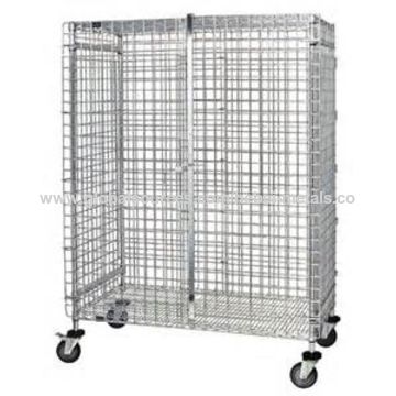 China Fully Closed Structure Nesting Roll Cage with Castors, Made of ...